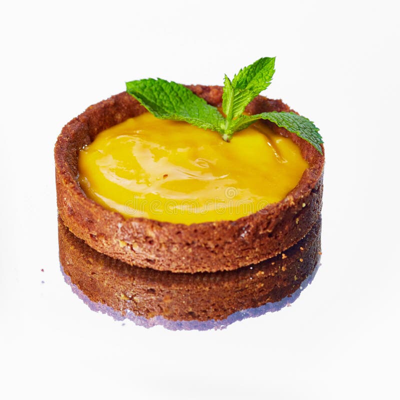 Sweet Tartlets Filled with Cream Stock Photo - Image of mousse, mini ...