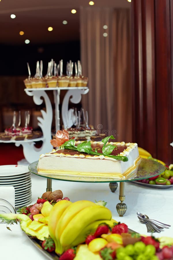 Sweet Tasty Dessert on Buffet Stock Photo - Image of gourmet, cupcake ...