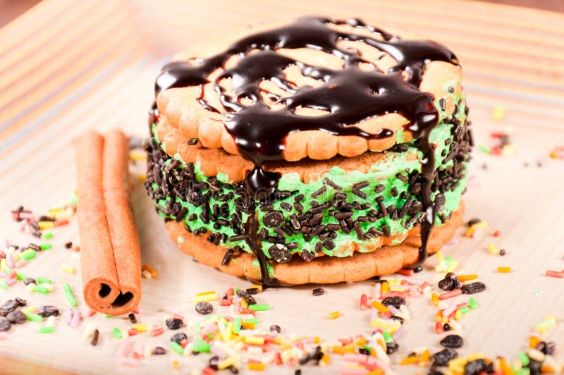 Sweet time biscuit stock image. Image of cinnamon, broken - 29543529