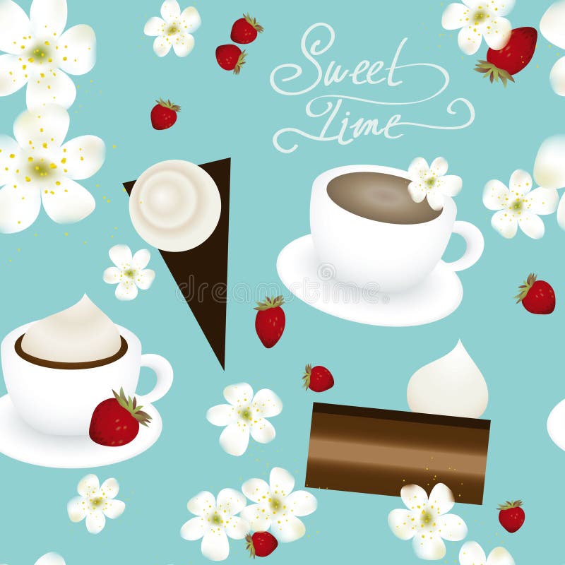 Sweet time stock photo. Image of drink, bloom, paper - 31048964