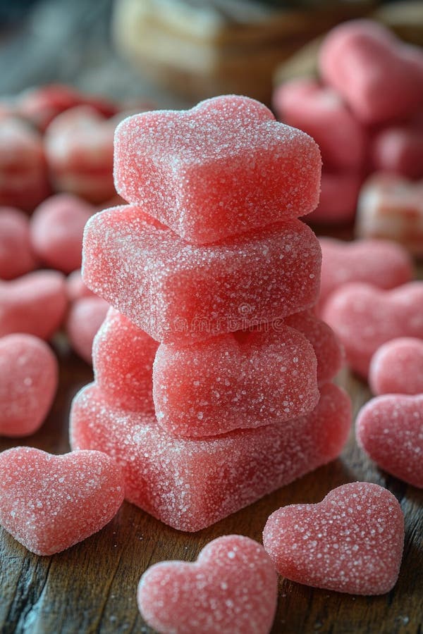 Sweet Treats Piled High on Rustic Wood Stock Photo - Image of generated ...