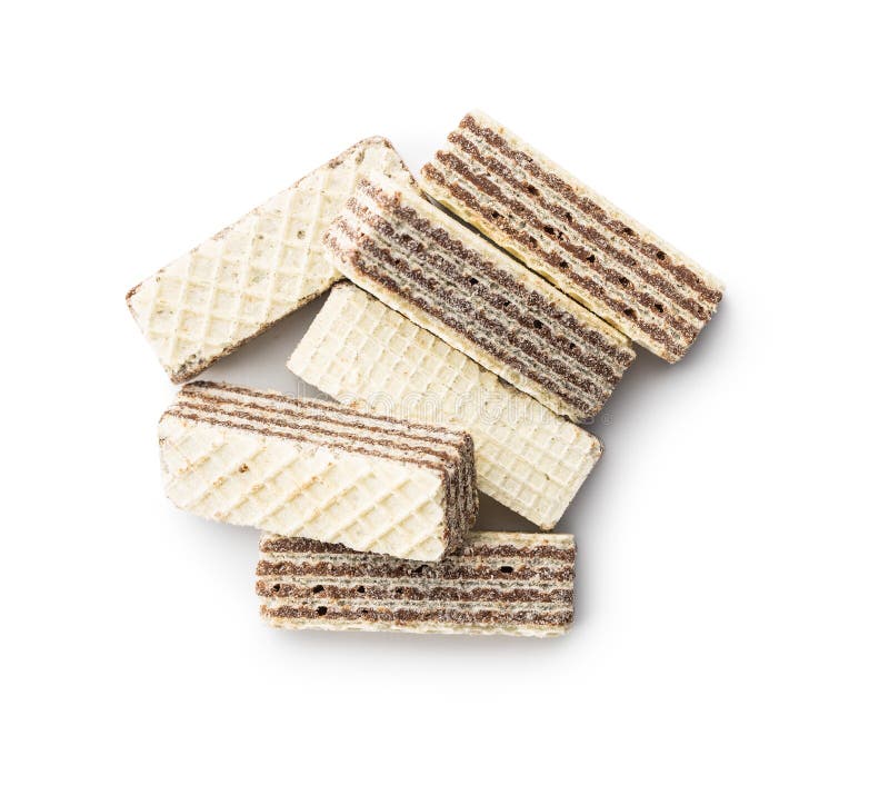 Sweet wafer biscuits stock image. Image of cream, chocolate - 181010133