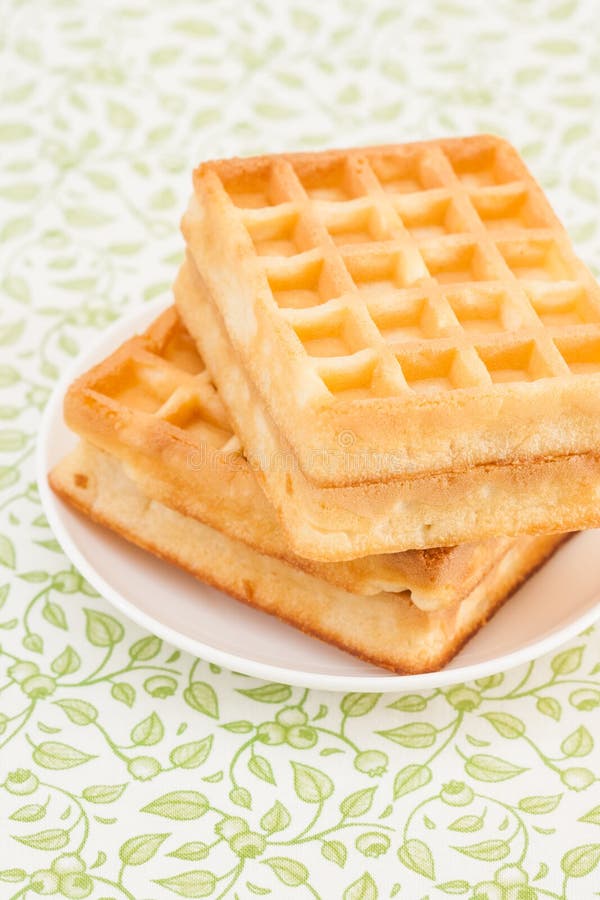 Sweet waffle stock image. Image of lunch, healthy, plate - 32389769