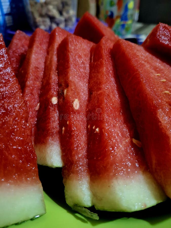 Sweet Watermelon Looks Delicious Stock Photo - Image of watermelon ...