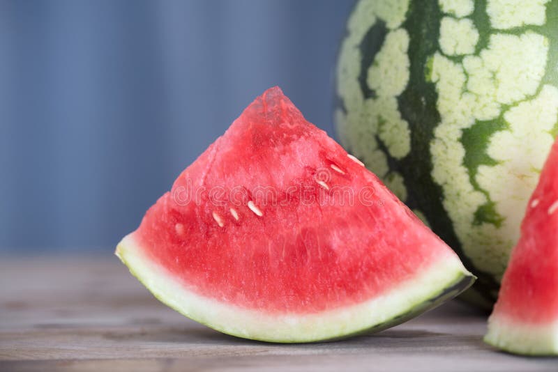 Sweet Watermelon on the Table Stock Photo - Image of summer, heat ...