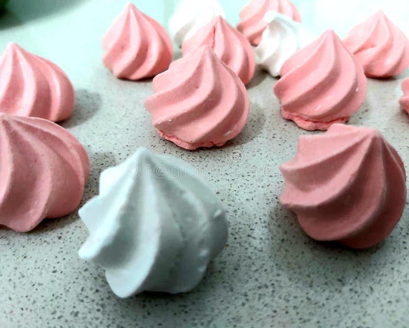 Whipped Cream Pink and White Stock Photo - Image of cream, buttercream ...