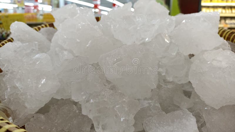 Sweet White Crystal Sugar Display Stock Image - Image of flower, sugar ...