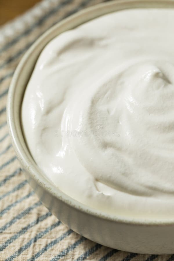 Sweet White Whipped Cream Dessert Stock Photo - Image of sugar, twirl ...