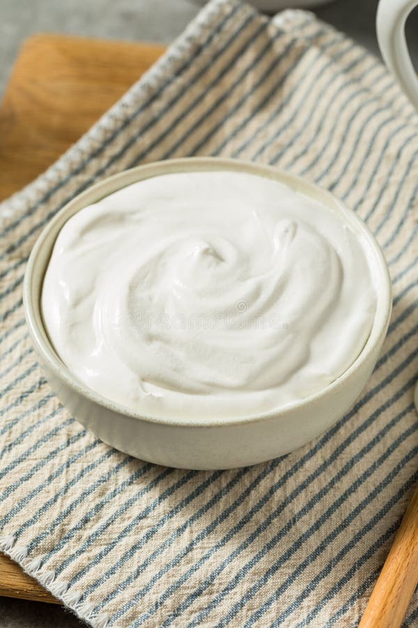 Sweet White Whipped Cream Dessert Stock Photo - Image of cake, food ...