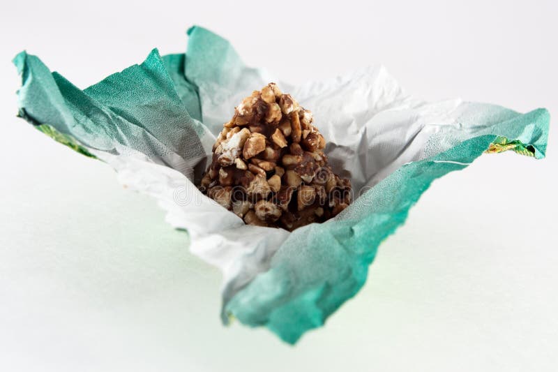 Sweet in a wrapper stock image. Image of coffee, chocolate - 11554627