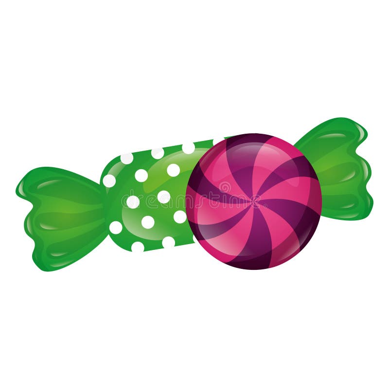 Sweet Wrapper Candy and Bonbon Stock Illustration - Illustration of ...