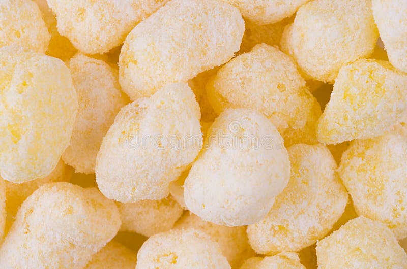 Sweet Yellow Corn Sticks with Powdered Sugar Texture, Background, Top ...