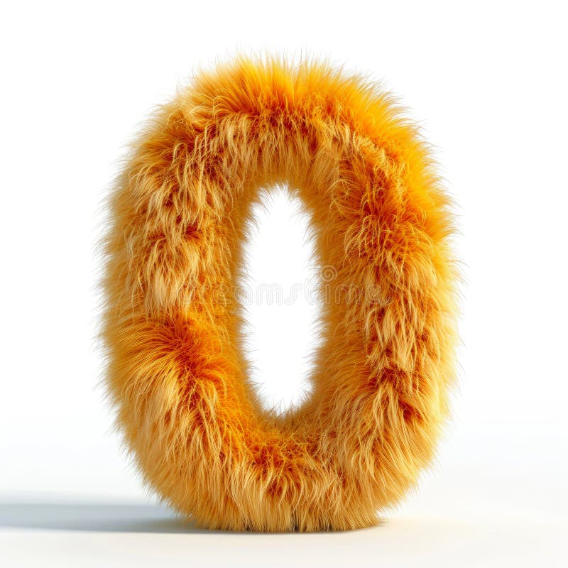 Sweet Zero: Short-Haired Charm in Gold. Stock Illustration ...