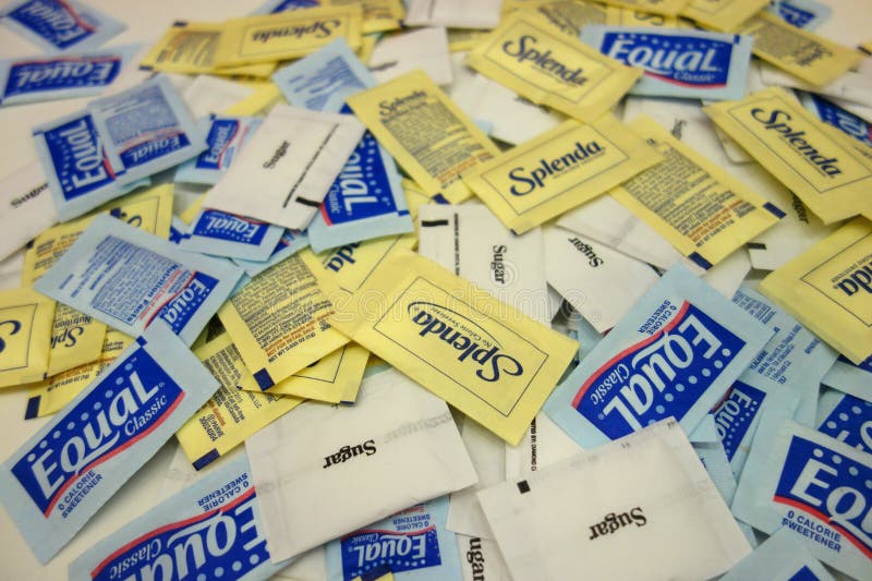 Artificial Sweetener Packets Stock Photo - Image of slate, white: 15891512