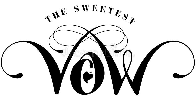 Commitment - Custom Calligraphy Text Stock Vector - Illustration of ...