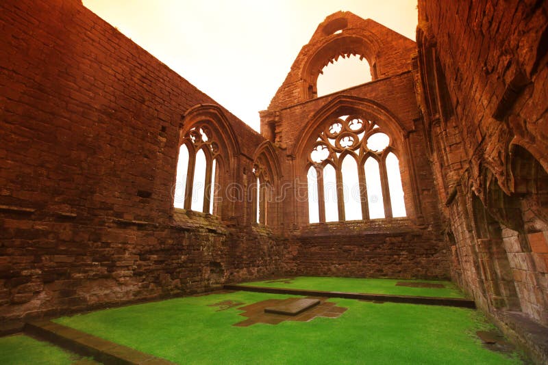 Sweetheart Abbey stock photo. Image of castle, outdoor - 20325018
