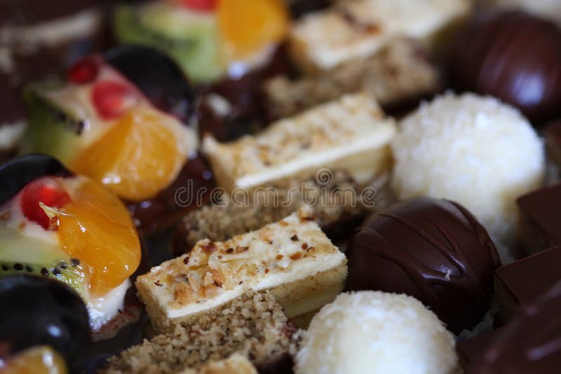 Sweets stock image. Image of eating, cakes, small, sweet - 8141557