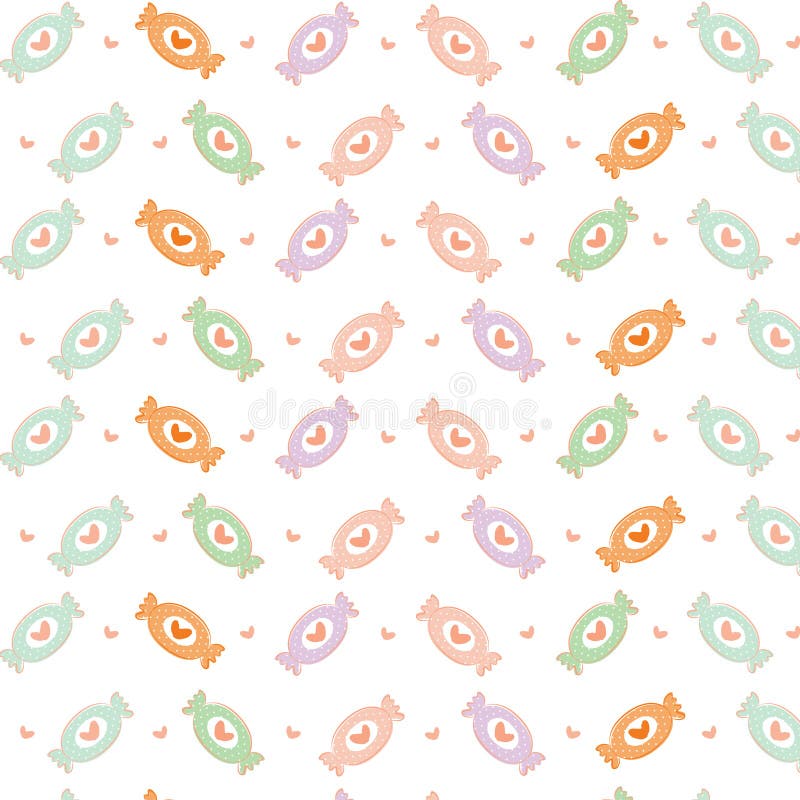 Sweets Background Design. Vector Illustration Decorative Design Stock ...