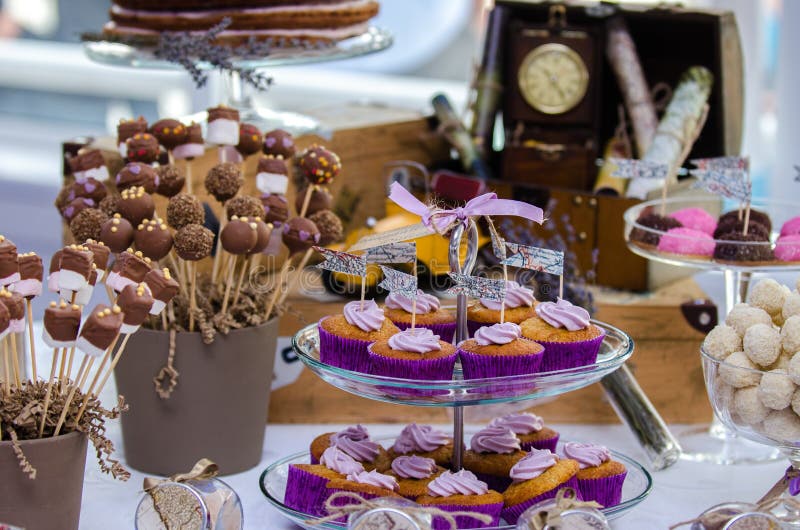 Sweets bar stock photo. Image of buffet, assortment, catering - 46468830