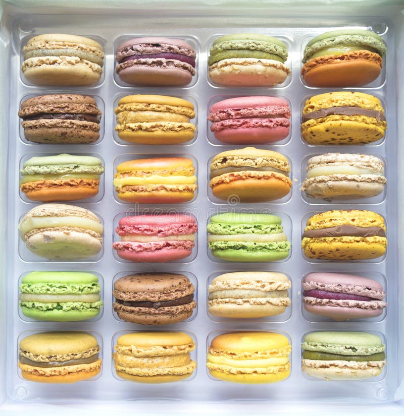 Sweets in the box stock image. Image of snack, french - 55644405