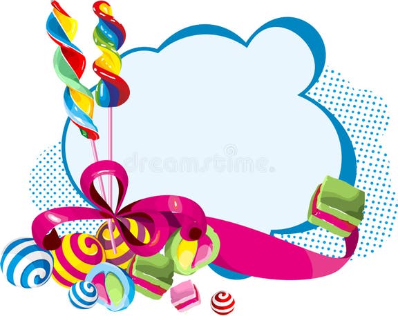 Sweets card stock vector. Illustration of gift, celebrate - 23826891