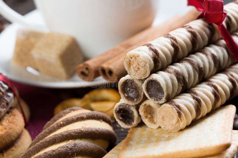 Sweets for coffee break stock photo. Image of break - 199128240