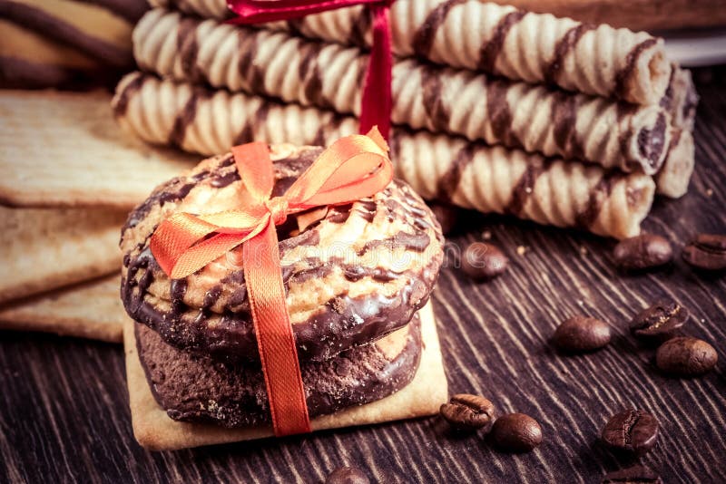 Sweets for coffee break stock photo. Image of bakery - 64587346