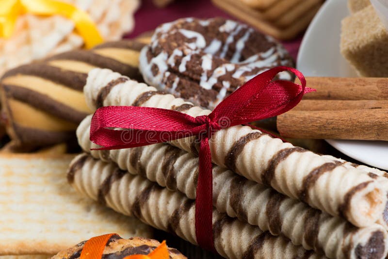 Sweets for coffee break stock photo. Image of cinnamon - 64756410