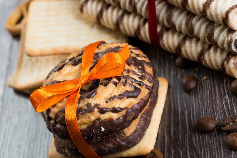 Sweets for coffee break stock image. Image of cookies - 65333673