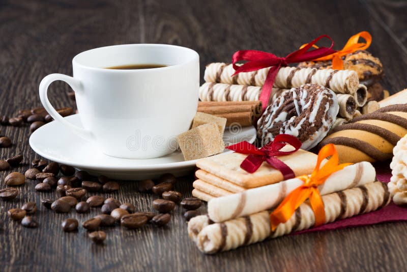 Sweets for coffee break stock photo. Image of cookie - 65333842