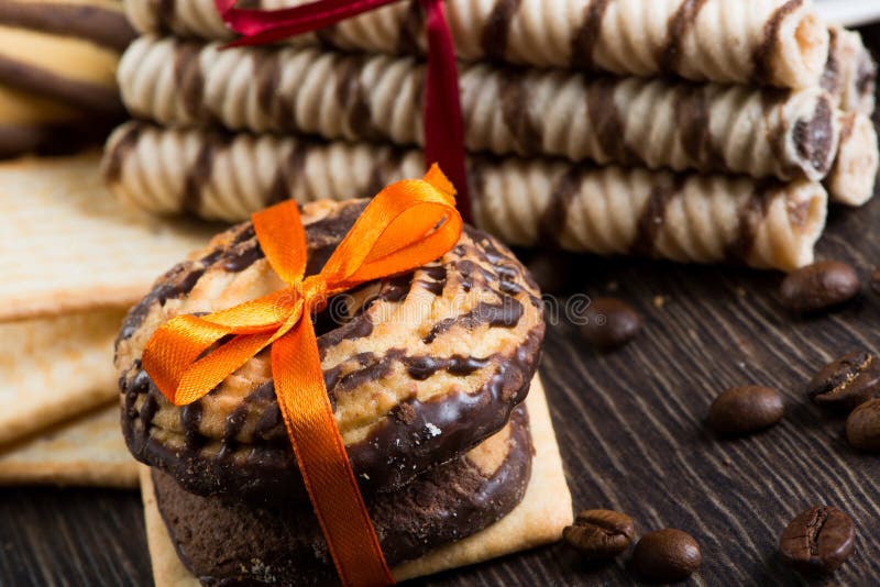 Sweets for coffee break stock image. Image of cookie - 65626129