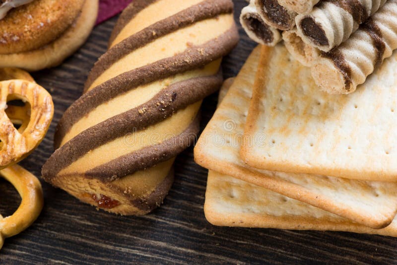 Sweets for coffee break stock image. Image of cookies - 65626427