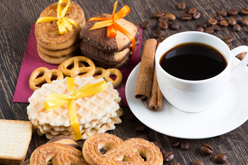 Sweets for coffee break stock image. Image of cookie - 70960521