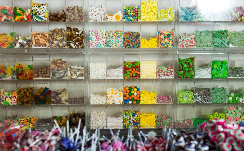 Sweets of Different Shapes and Sizes Stock Image - Image of material ...