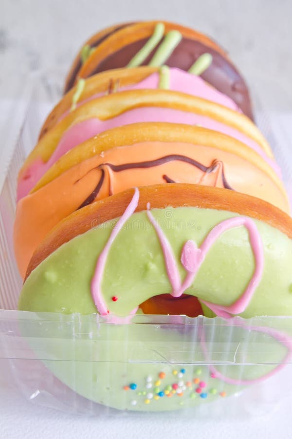 Sweets donuts stock image. Image of chocolate, package - 32229317