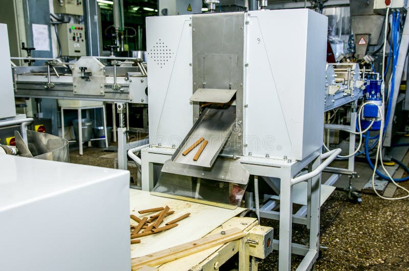 Sweets Factory. Sweets Production Process Stock Photo - Image of ...