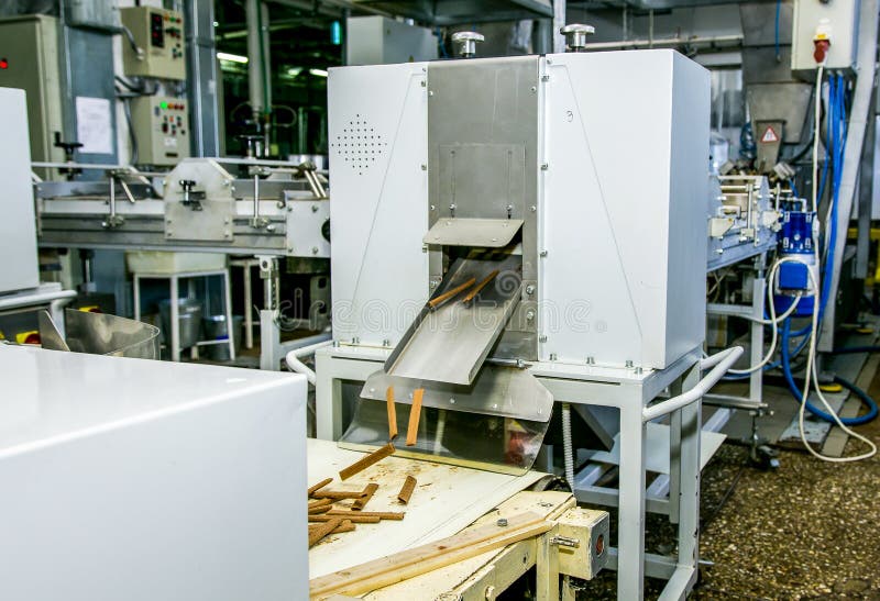 Sweets Factory. Sweets Production Process Stock Photo - Image of ...