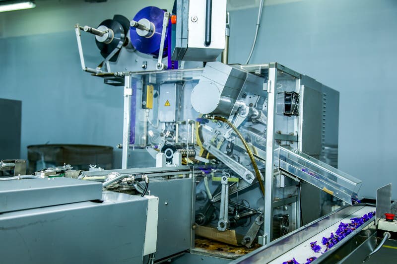 Sweets Factory. Sweets Production Process Stock Image - Image of ...