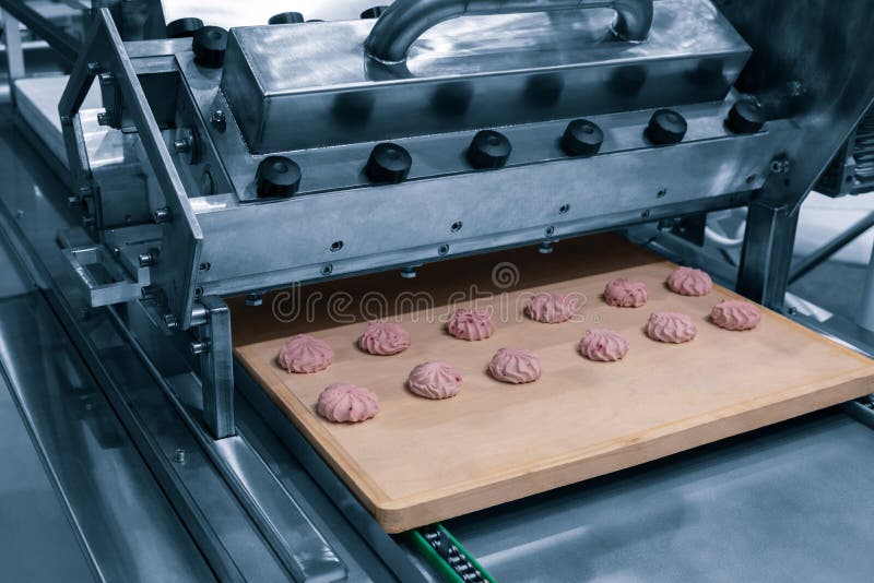 Sweets Factory. Sweets Production Process Stock Image - Image of ...
