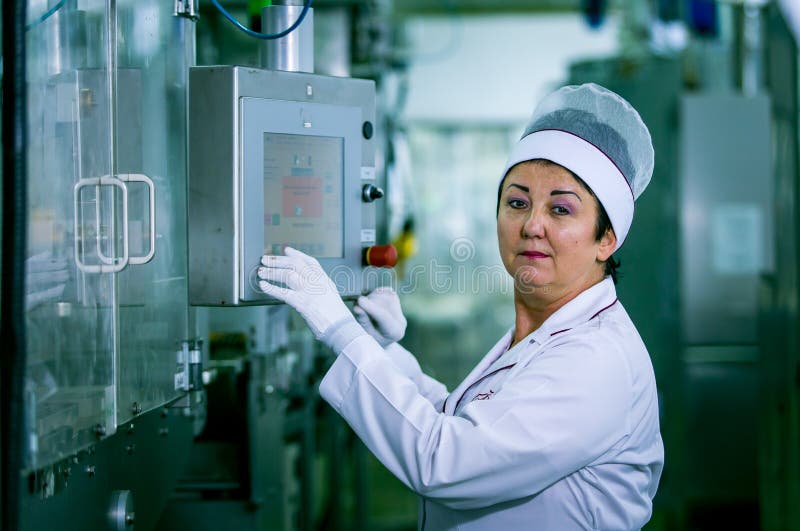 Dnepropetrovsk, Ukraine - 03.10.2016: Sweets Factory. Sweets Production ...