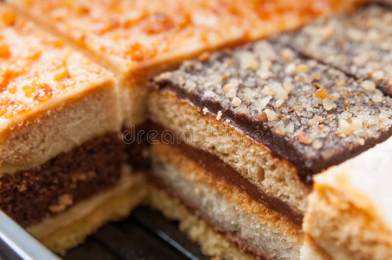Sweets and layers stock image. Image of mode, pralines - 65832123
