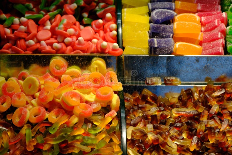 Sweets at the market stock image. Image of famous, color - 266138677