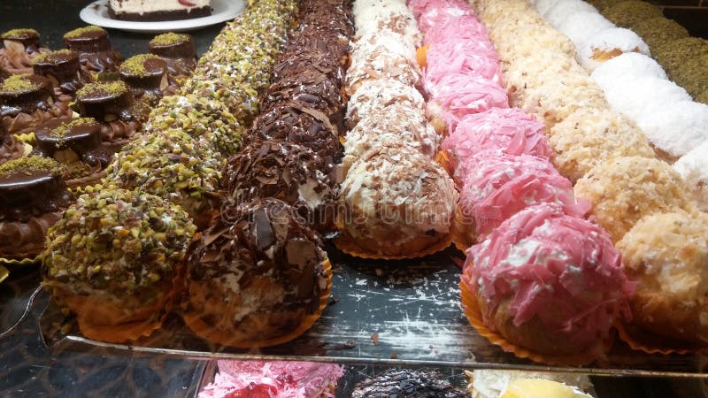 Sweets and pastries stock photo. Image of arrangement - 99756620