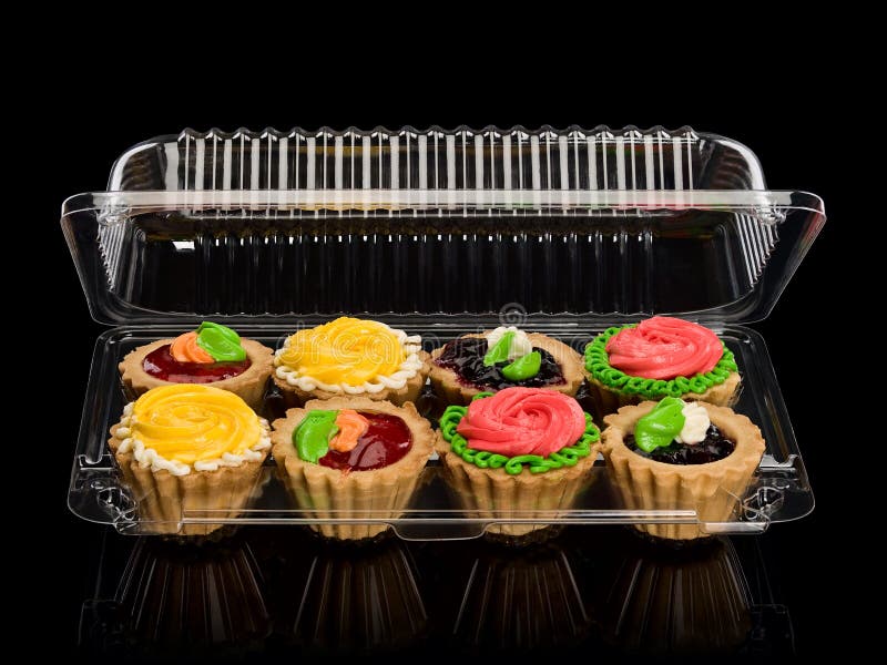 Sweets in plastic packing stock image. Image of container - 103435077