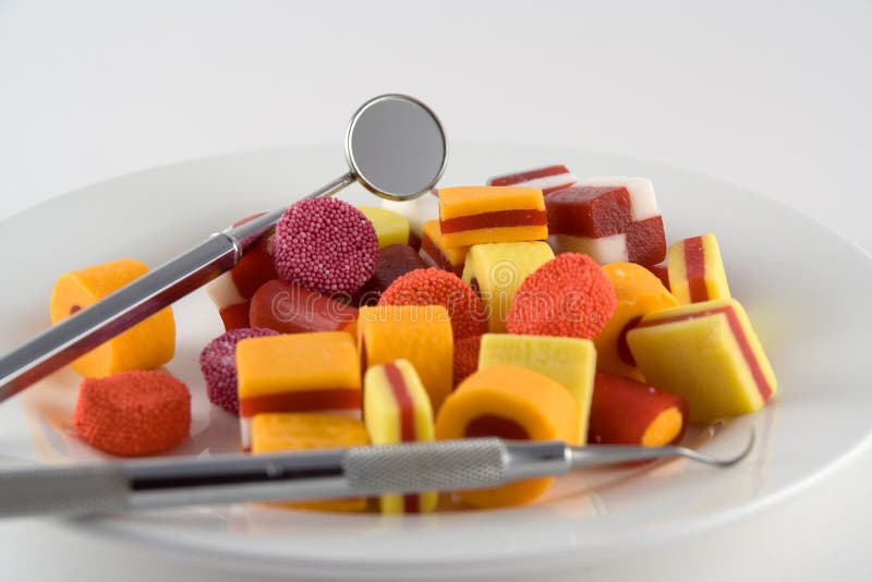 Sweets on a Plate stock image. Image of mirror, plaque - 789645