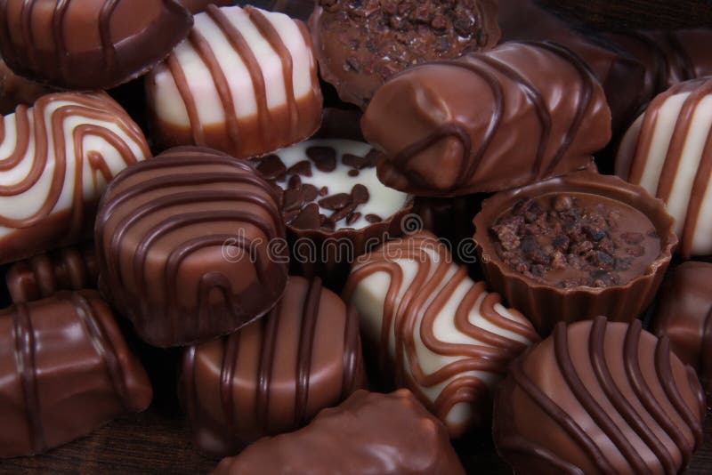 Sweets praline chocolate stock photo. Image of aliment - 112216344