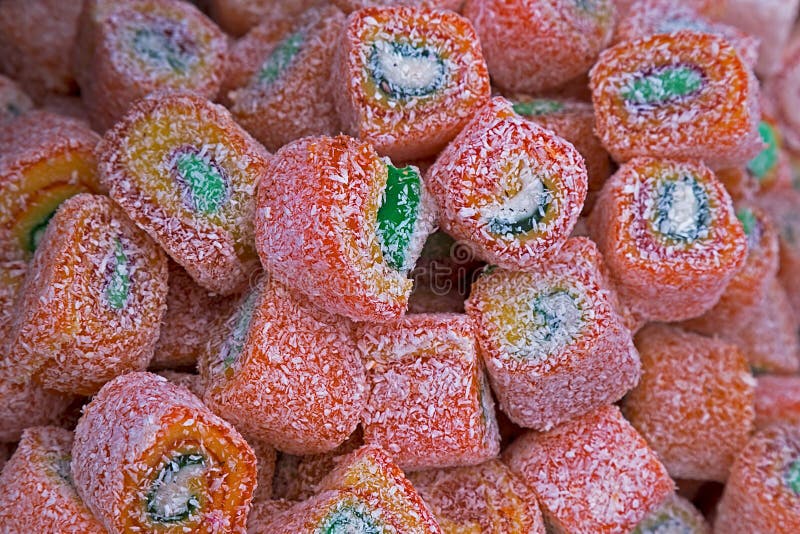 Sweets Rolled, Presented in Bulk Stock Photo - Image of delicious ...