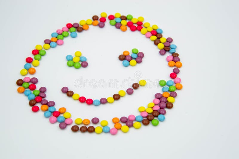 Smiley sweets stock image. Image of bonbon, snack, color - 42961883