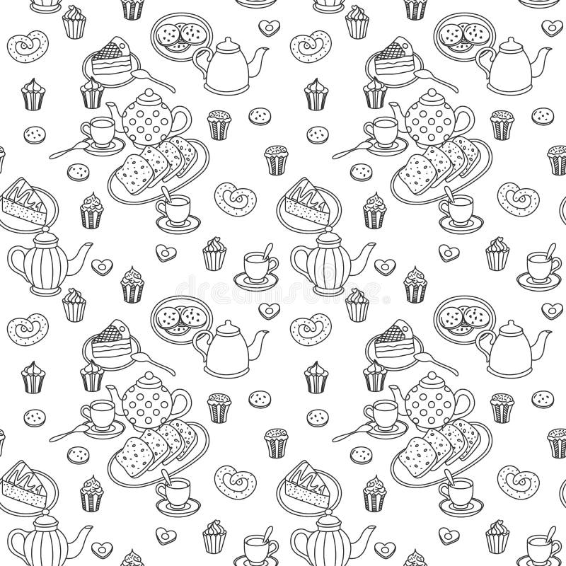 Dessert Bakery Alphabet Font. Uppercase and Lowercase Dessert Letters ...