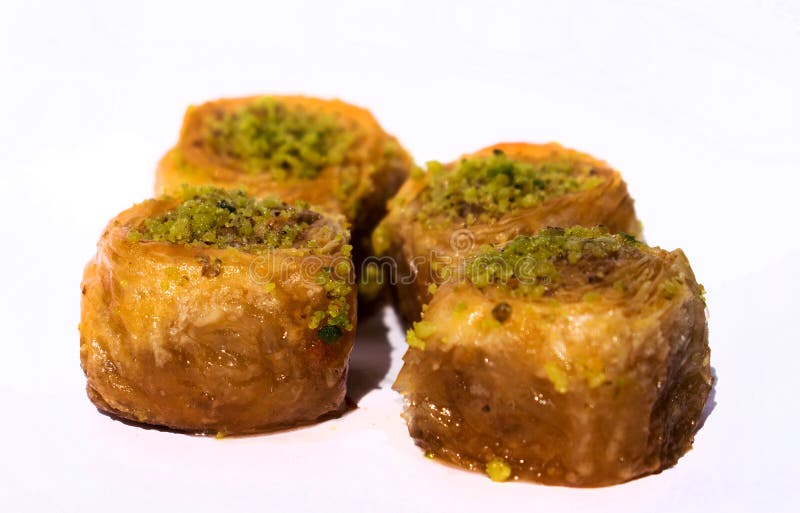 Sweets, Traditional Turkish Cakes - Baclava. Turkish Desert Stock Image ...